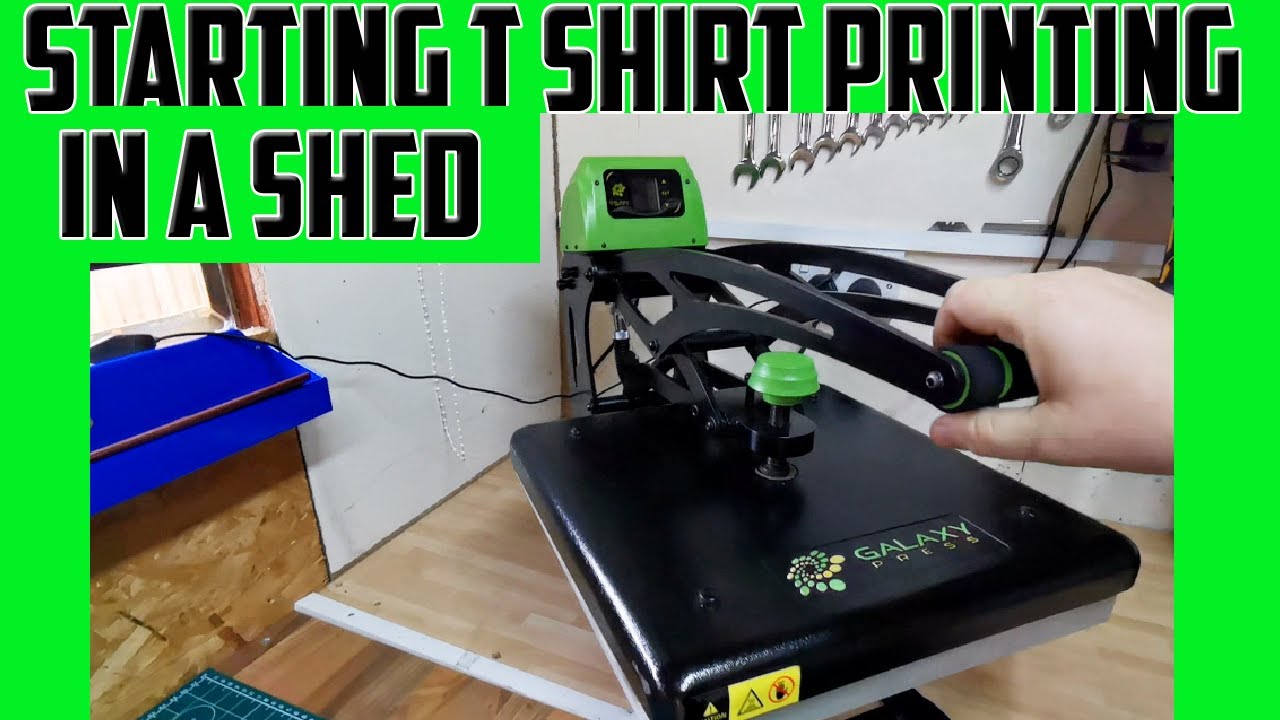 T Shirt Printing At Home For A Beginner A Simple Set Up - YouTube