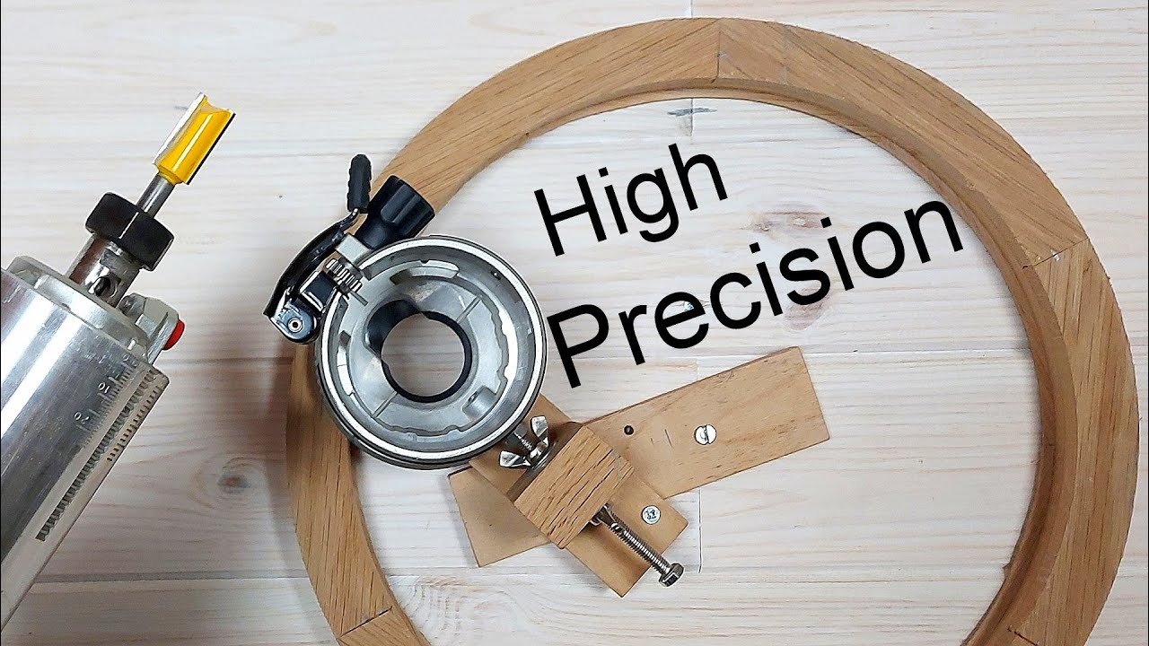 Router Jig for Precise Trimming Inner Circles. With 2 Pivot Points ...