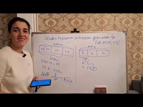 5-ci sinif riyaziyyat səh 77,78,79 Ədədin hissəsinin və hissəsinə görə ədədin tapılması