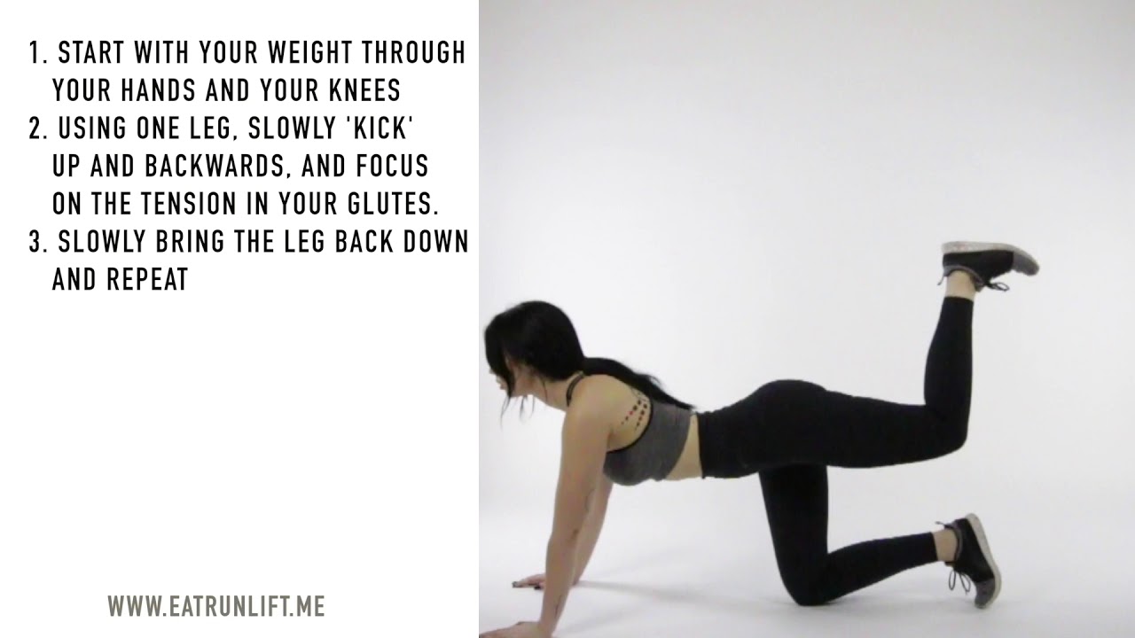 How To Do Donkey Kicks - YouTube