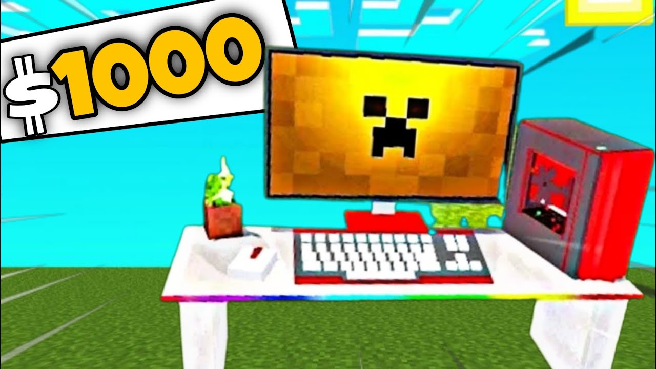 I BOUGHT THE HIGHEST GAMING PC IN MINECRAFT SHOP !! - YouTube