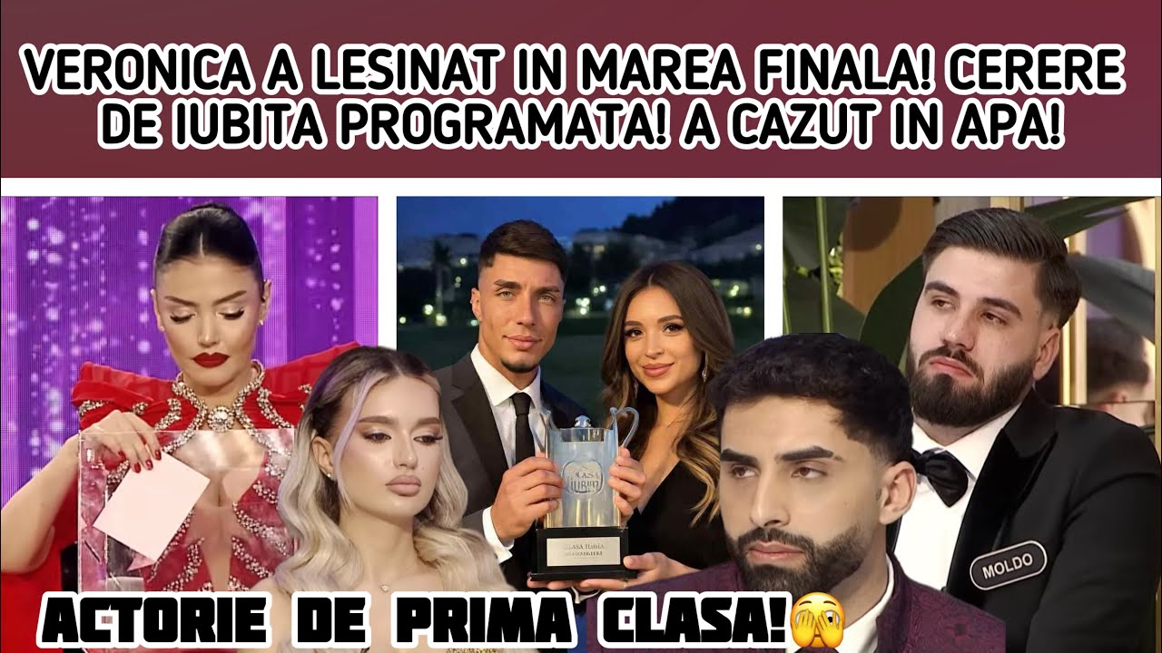 VERONICA A LESINAT IN MAREA FINALA! CERERE DE IUBITA PROGRAMATA ...