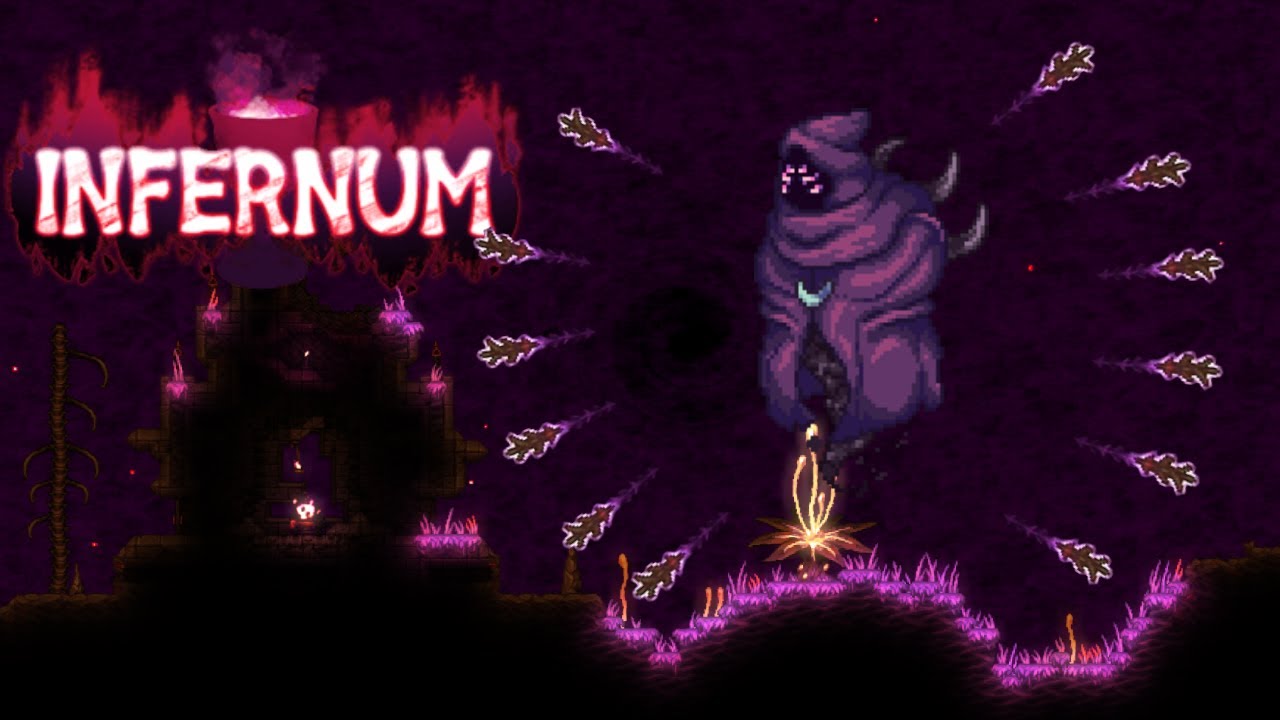 Terraria/Calamity mod/Infernum mod/Signus/Melee Class - YouTube