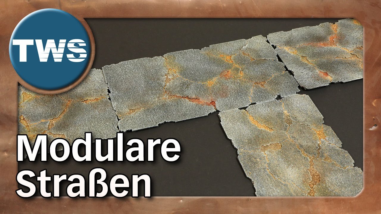 Tutorial: modulare Straßen aus Kork / Warhammer 40k, Necromunda ...