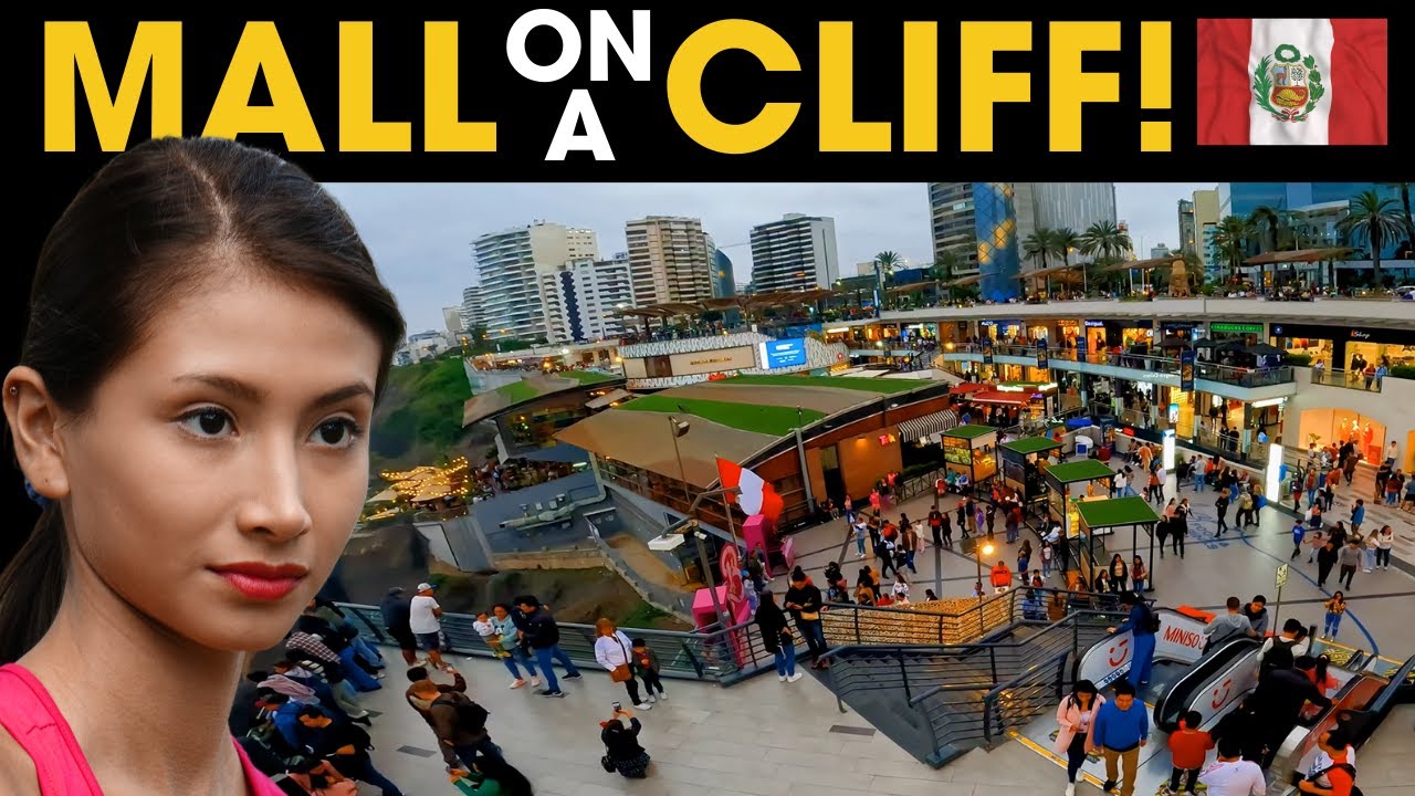 Larcomar Miraflores, Lima, Peru (Shopping Mall on a Cliff!) - Sunset ...