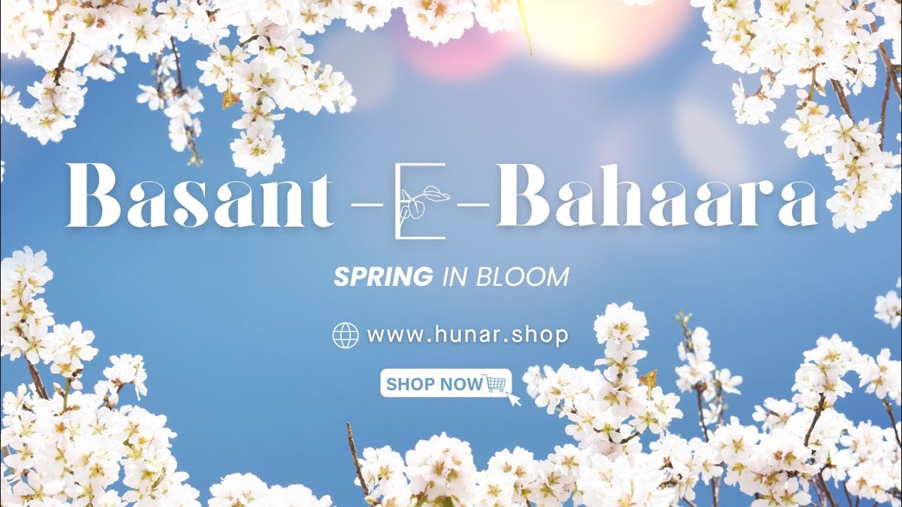 Sneak Peak at Basant-e-Bahaara #springcollection2024 - YouTube