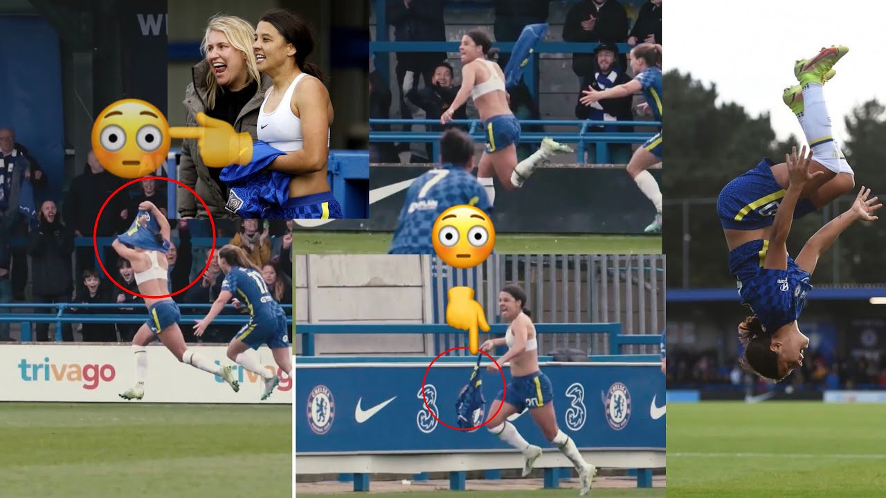 🔥Shirts OFF?😳Chelsea* Sam Kerr’s Celebrations will “SHOCK” You!🔥 - YouTube