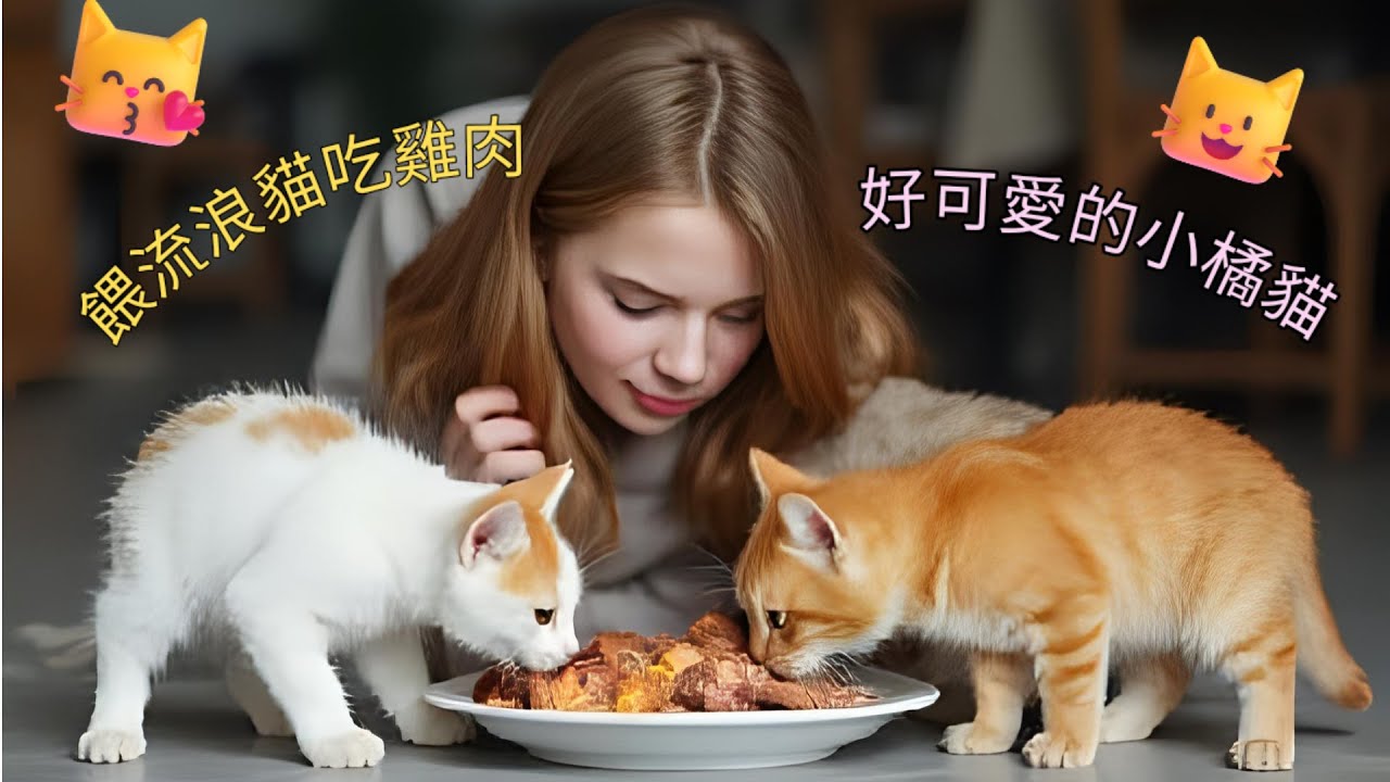 小貓們互相搶食 - YouTube