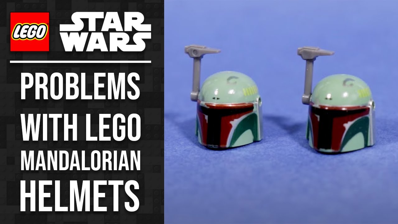 Problem With LEGO Mandalorian Helmets... - YouTube