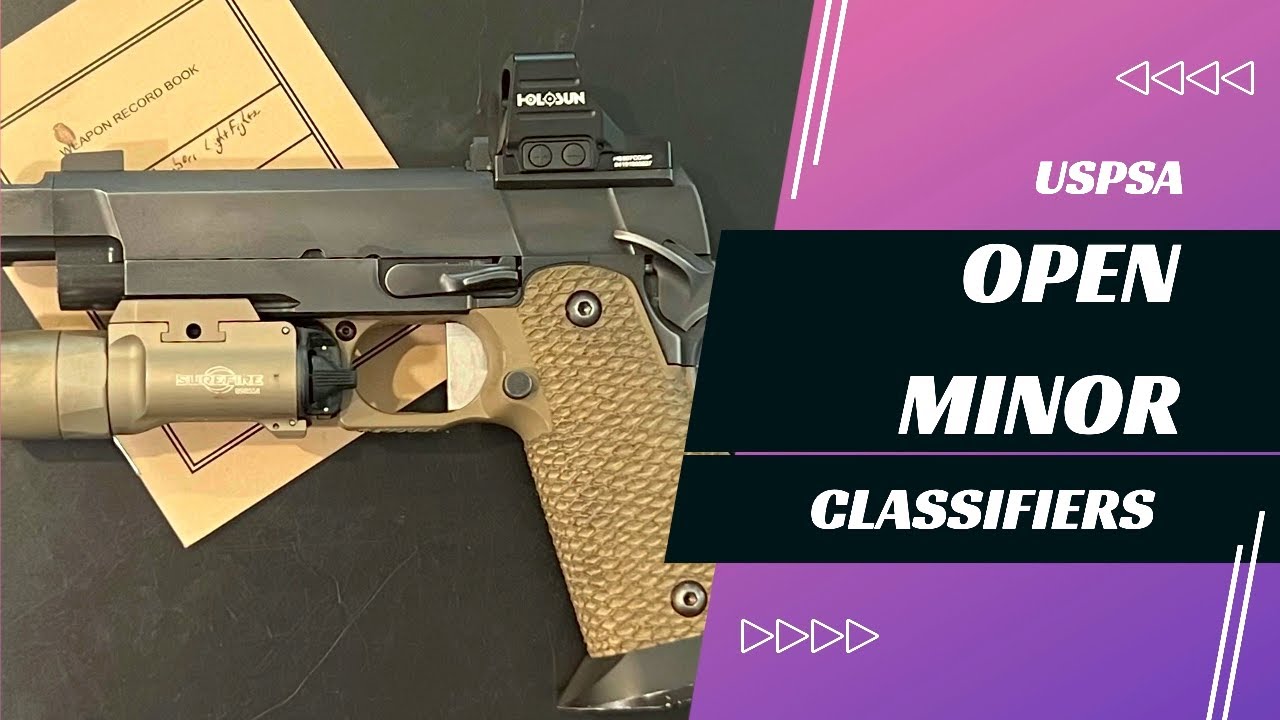 USPSA Classifiers: Open Minor - YouTube