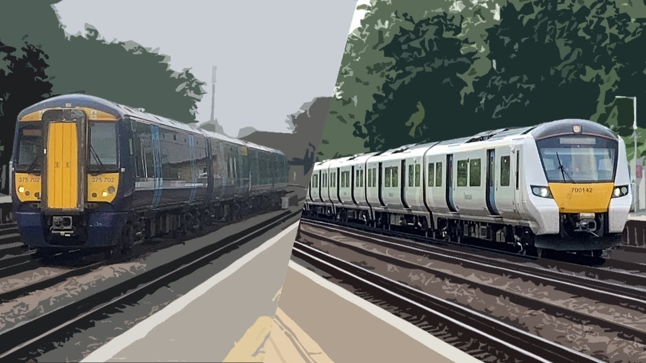 Trains at Penge West - YouTube