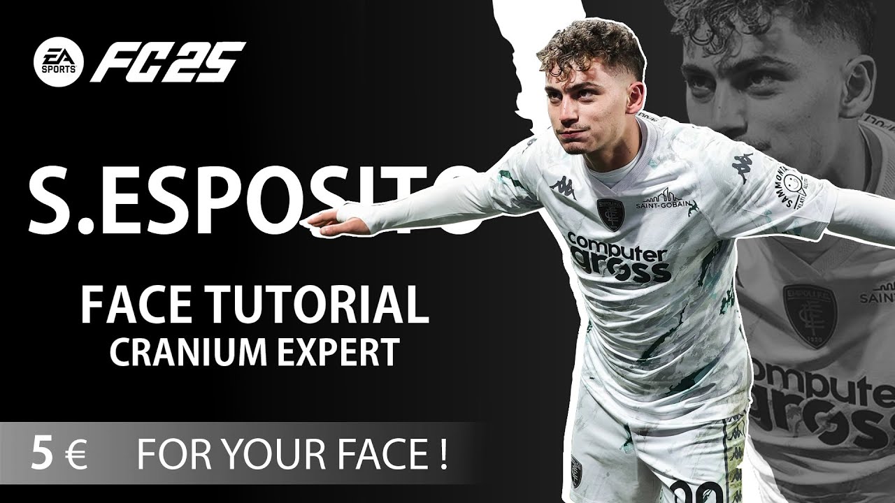 EA FC 25 - How to create SEBASTIANO ESPOSITO - Pro Clubs Face Creation ...