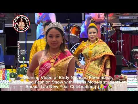 Birdy-Niphone performing Traditional Fashion show with teen models.