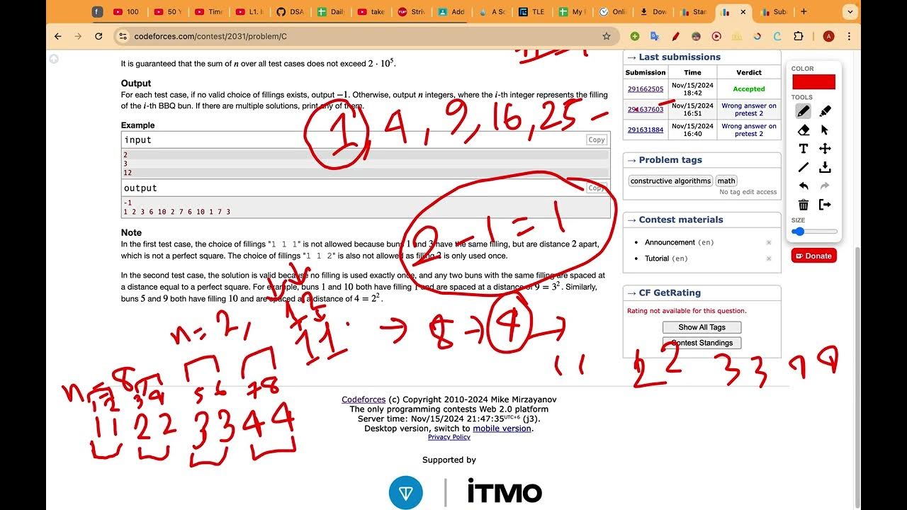 C. Penchick and BBQ Buns | Codeforces Round 987 (Div. 2) | Codeforces Solution in Bangla - YouTube
