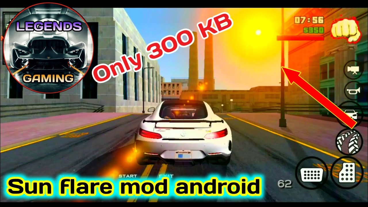 Sun Flare mod GTA SA Android | LEGENDS GAMING - YouTube