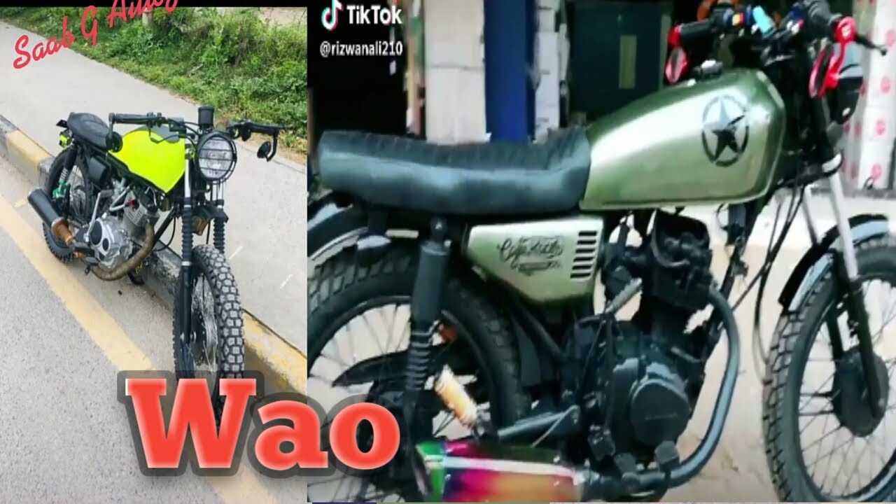 CD 70 Modified bike New Modal - YouTube