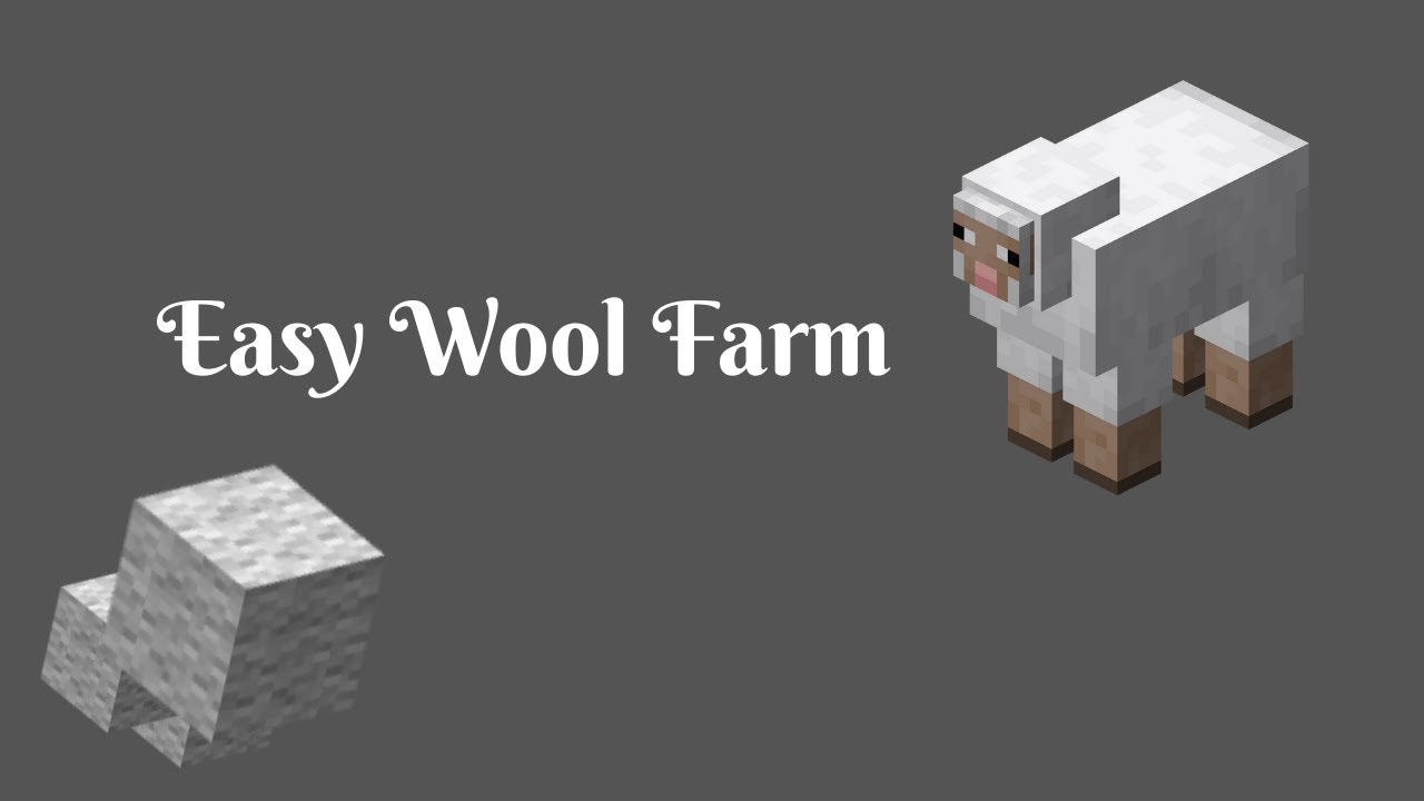 Minecraft Bedrock | My All color sheep farm - YouTube