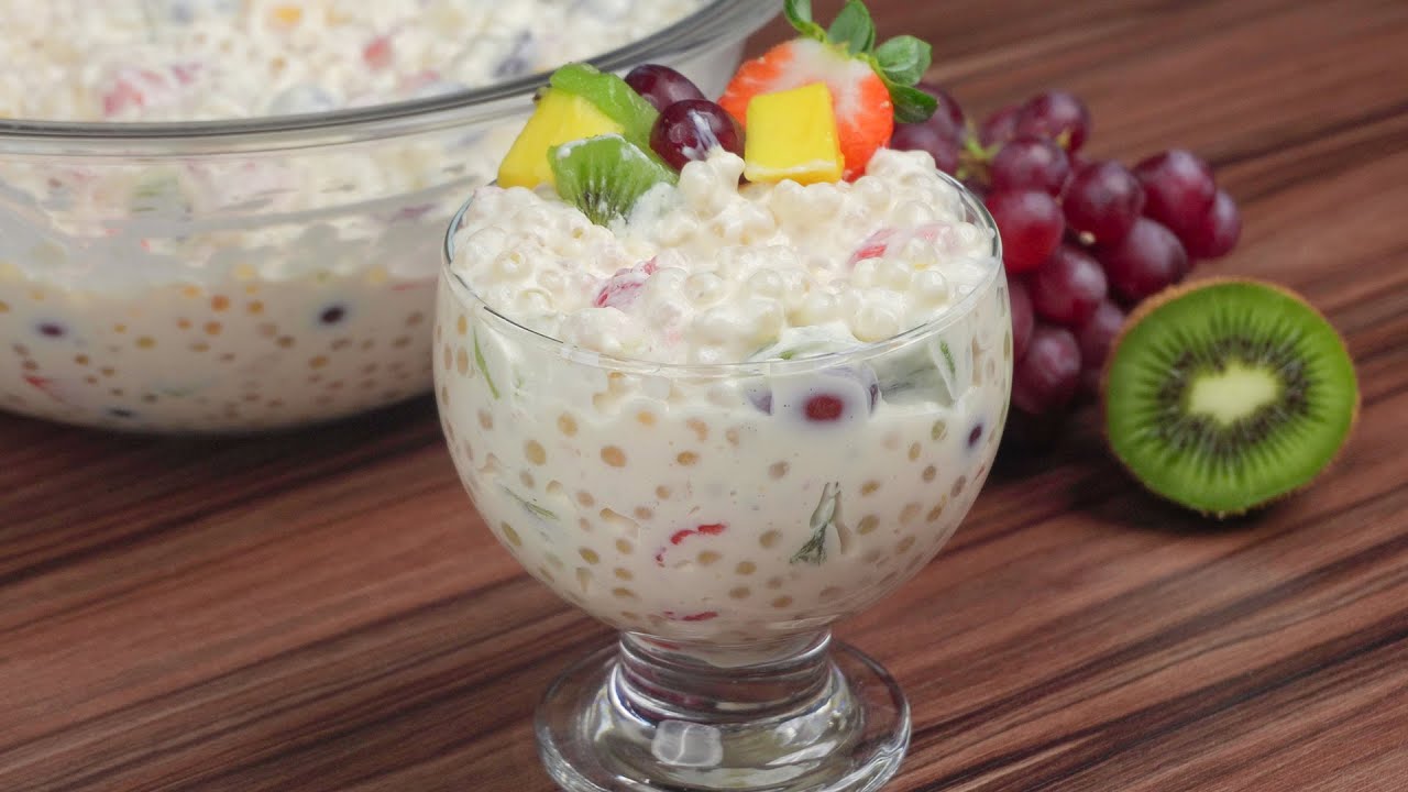 Sagu Com Frutas Tudo Gostoso - RETOEDU