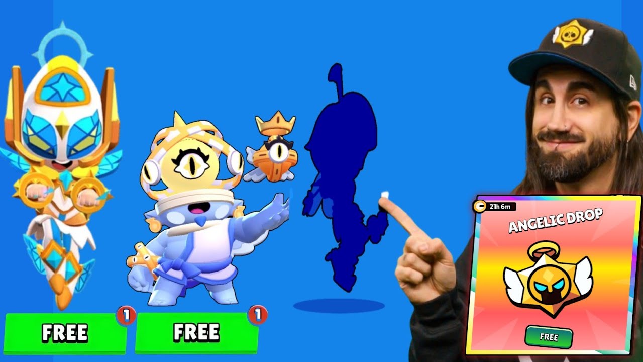 I Opened x20 Angel Star Drop Free Legendary Brawlare & Angel Skin ...