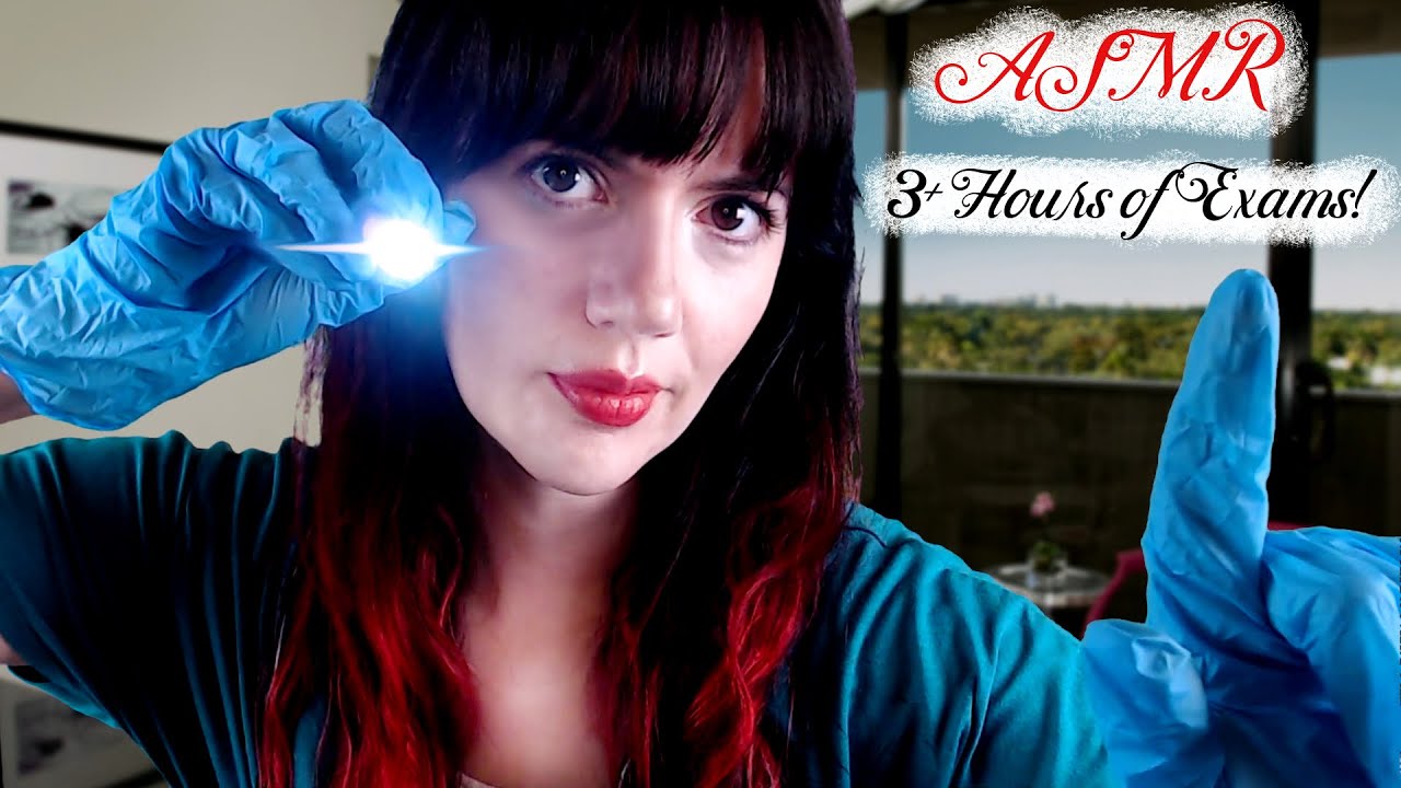 [ASMR] 3+ Hours of Cranial Nerve Examinations ~ Doctor Roleplays for ...