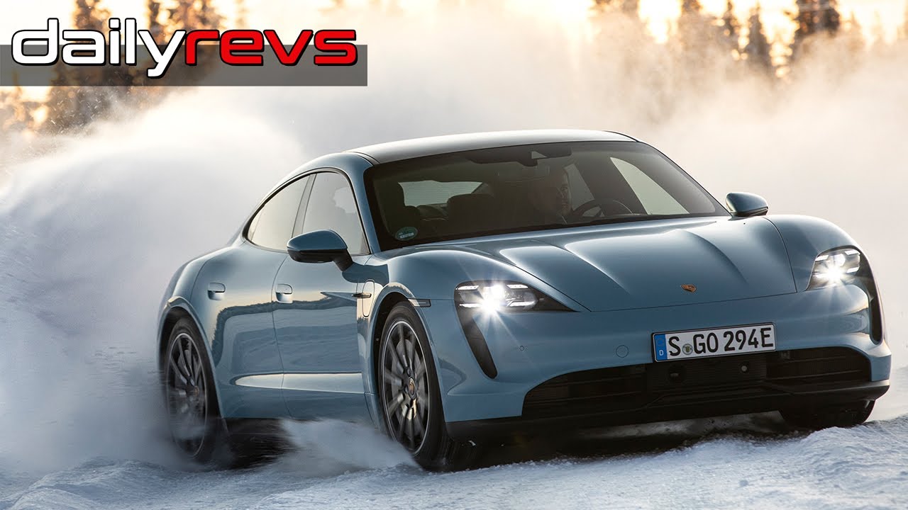 2020 Porsche Taycan 4s | Frozen Blue Metallic | Driving & Design - YouTube