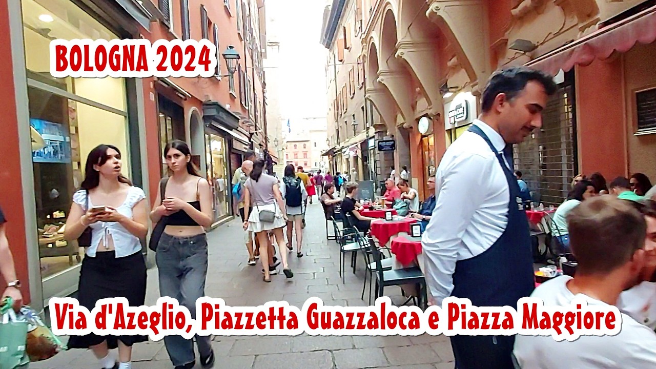 BOLOGNA 2024: Via d'Azeglio, Piazzetta Guazzaloca e Piazza Maggiore ...