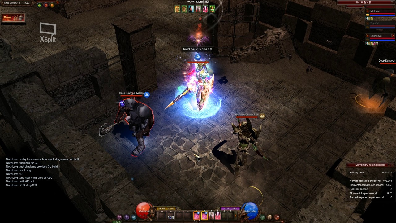 [Muonline season 12] Test EE damage buff - Agility Grow Lancer / AGL ...