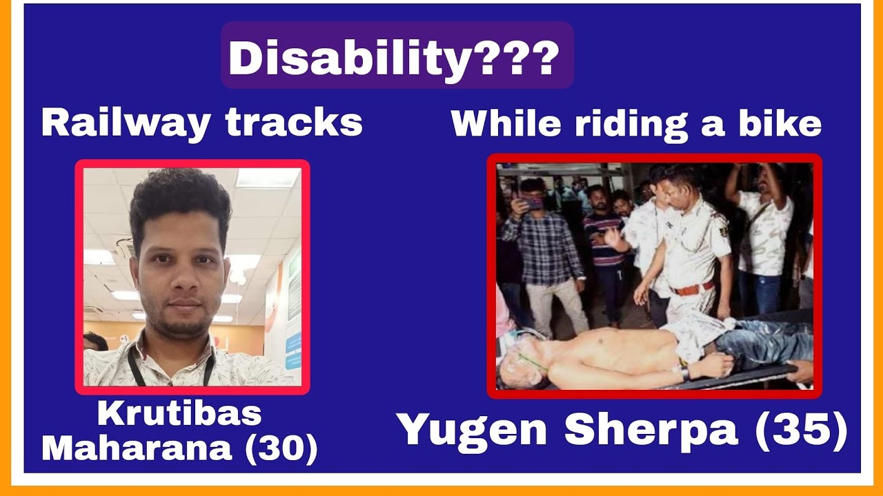 Railway tracks and While riding a bike but why Disability??? - YouTube