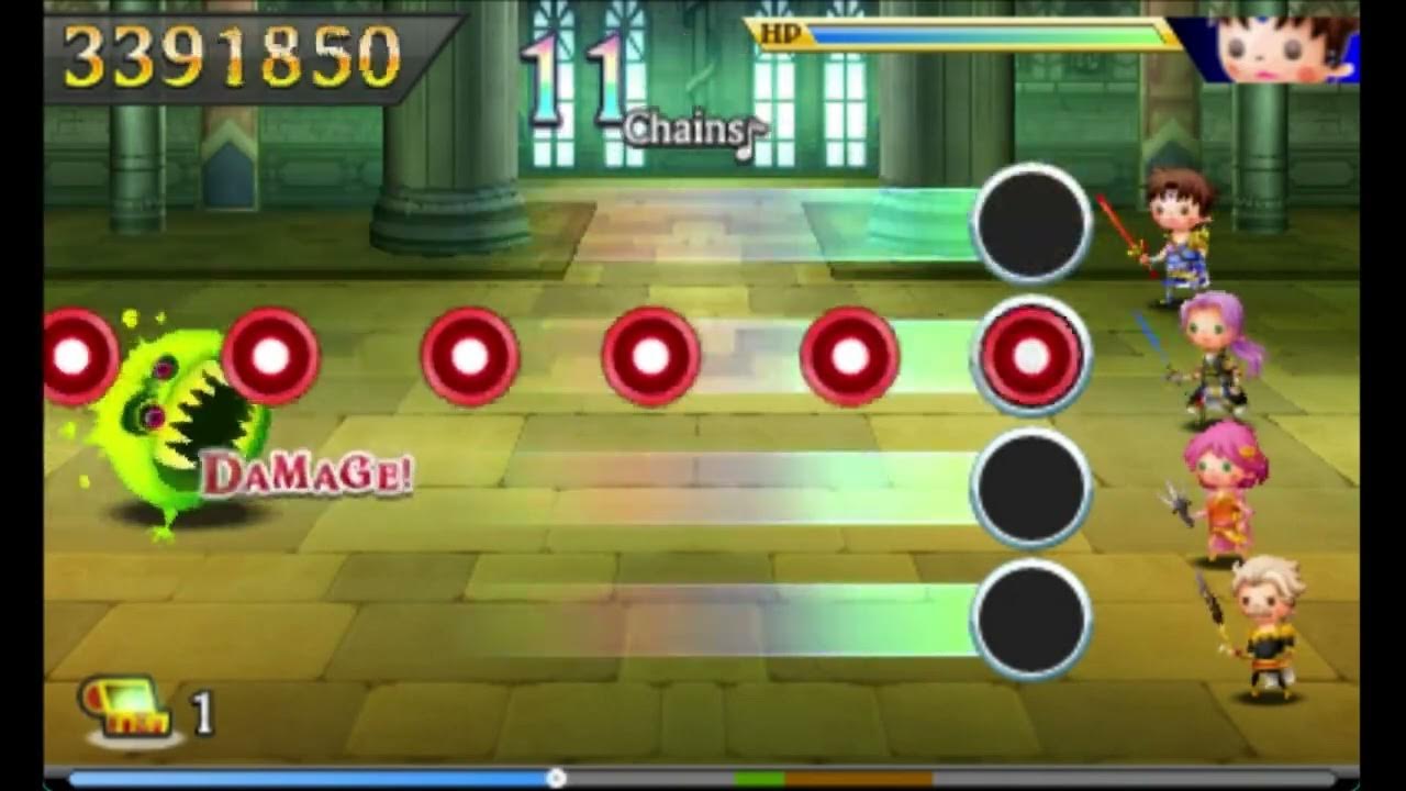 [シアトリズムFFカーテンコール] バトル2 - FF5 (フルクリティカル) - YouTube