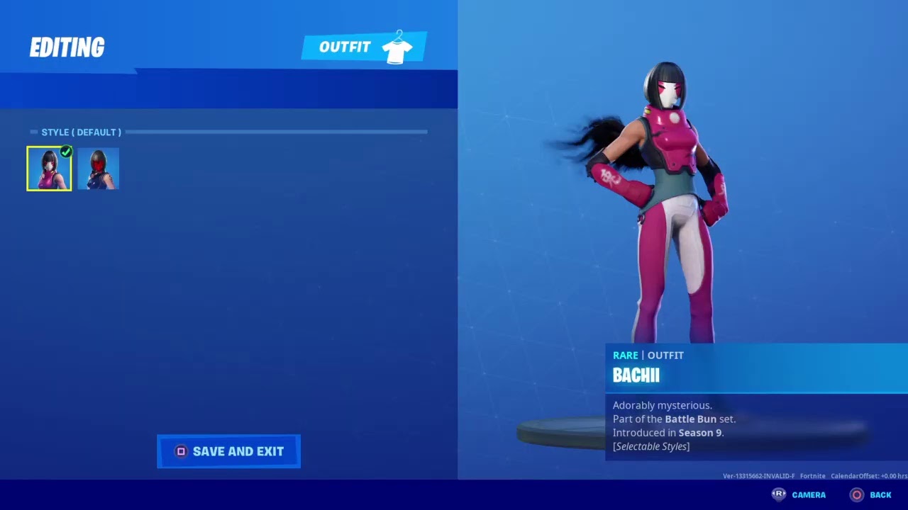 New bachii skin style update 12.60 fortnite - YouTube