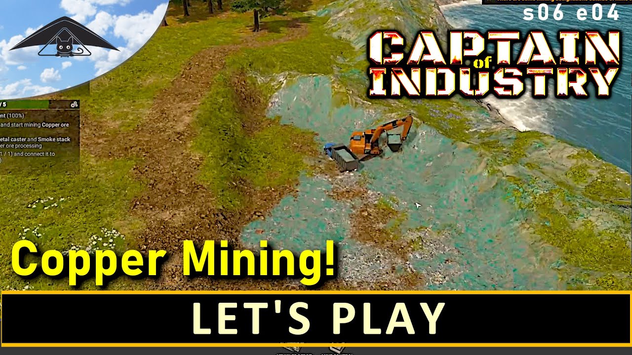 Copper Mining! Let's Play Captain of Industry s06 e04 - YouTube