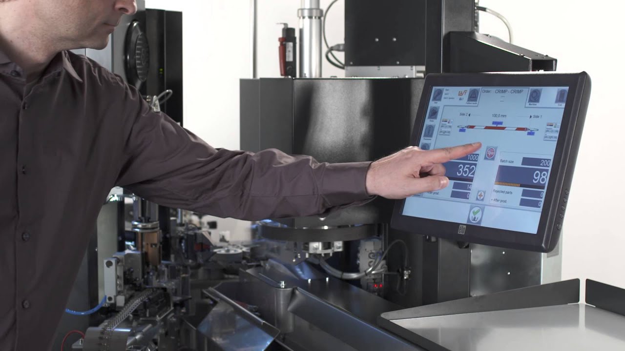 Schleuniger - CrimpCenter 36S(CC36S) - 자동압착기 - YouTube