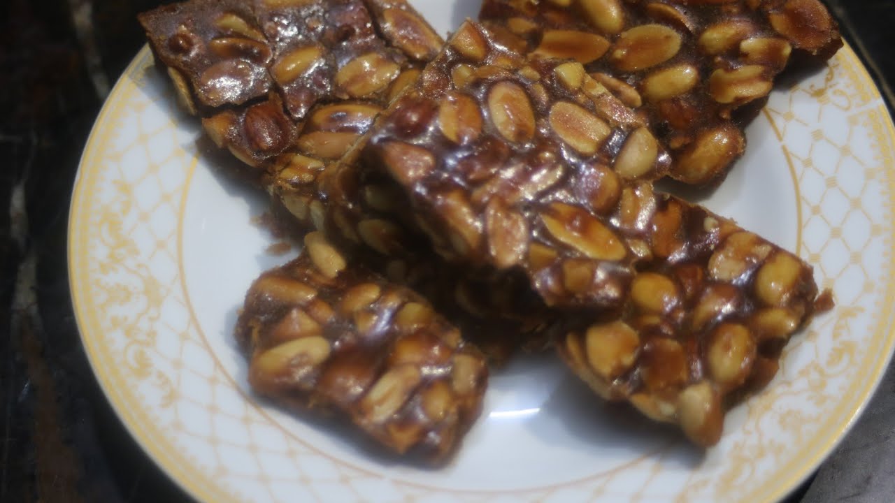 peanut chikki | peanut papdi | Mong phali recipe| how to make peanut ...