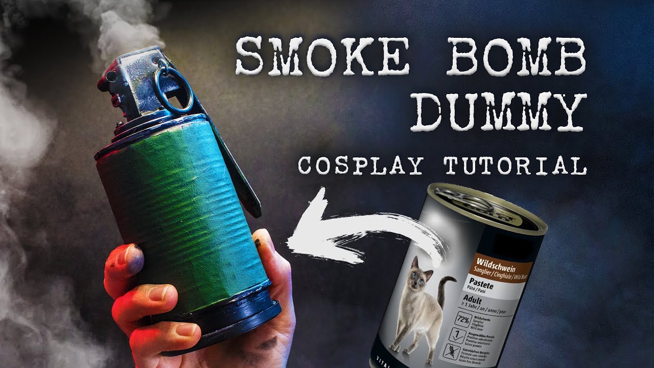 DIY SMOKE BOMB / COSPLAY TUTORIAL / MOVIE PROP #tutorial #paintball # ...