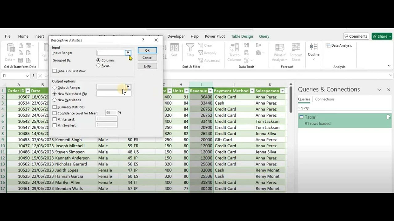 Data Analysis Essentials in Excel(4) - YouTube