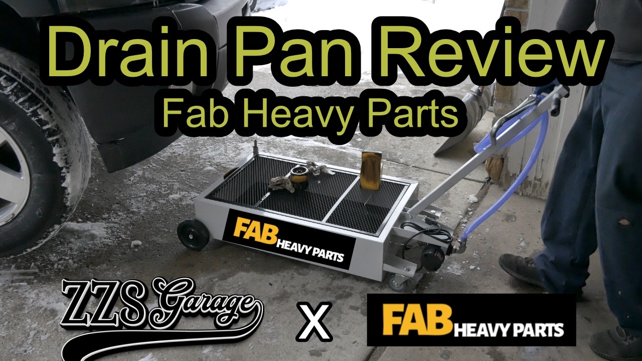 OUR FIRST SPONSOR - Fab Heavy Parts 20 Gallon Oil Drain Pan - YouTube