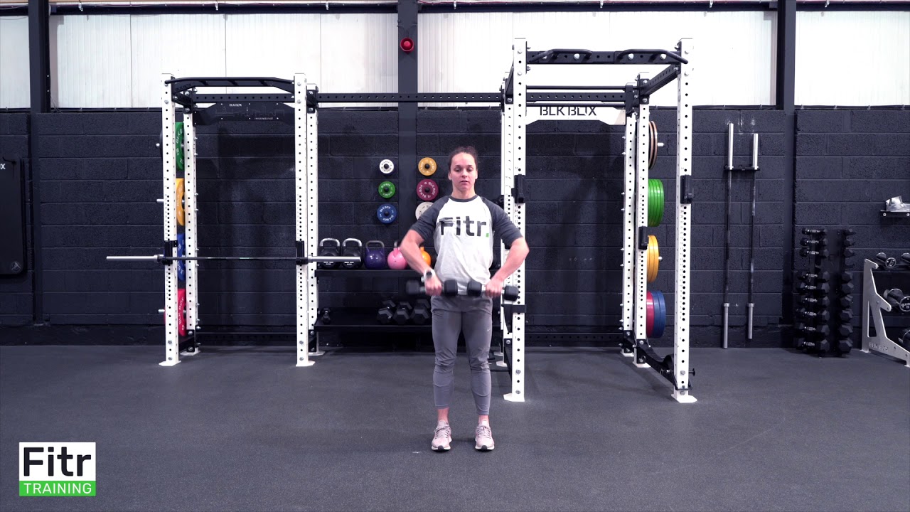 DUMBBELL HIGH ROWS - YouTube