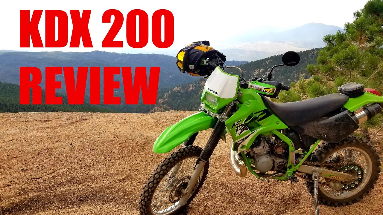 Kawasaki KDX 200 Review - YouTube