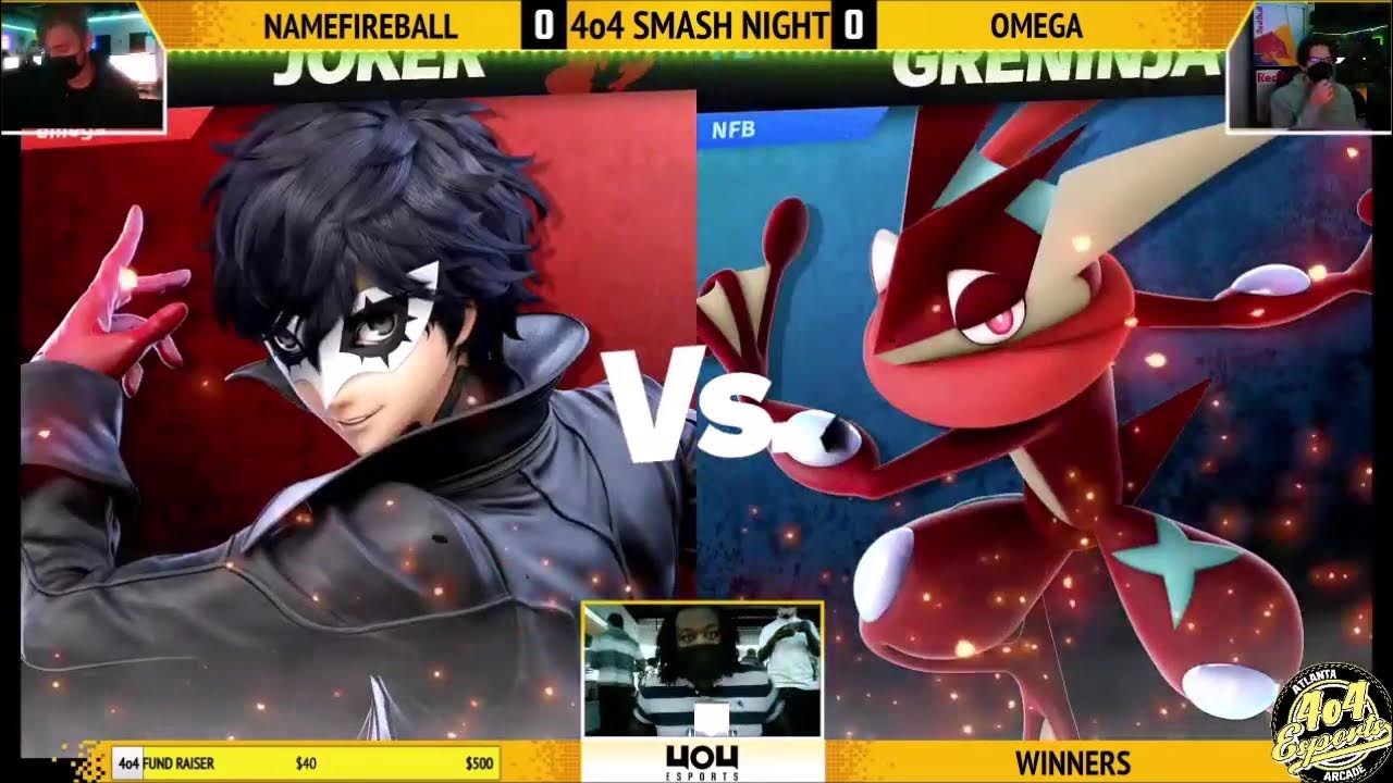 SSBU - 4o4 Smash Night 3 - 4o4| Omega (Joker) vs Sidi| Namefireball (Greninja) - Winners Semi ...