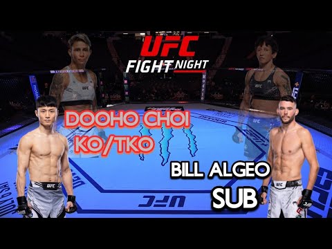 UFC VEGAS 94: DOOHO CHOI VS BILL ALGEO! - YouTube