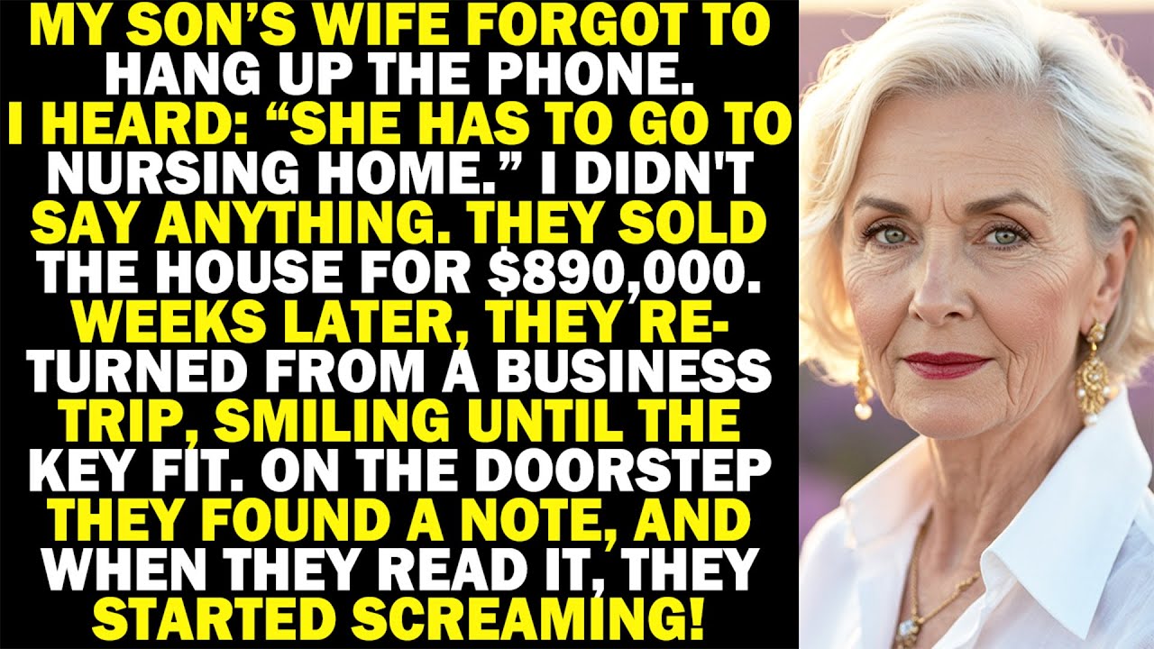 I Overheard My Son's Wife Planning to Put Me in a Nursing Home—So I ...