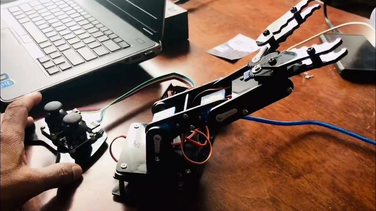 LK COKOINO Robot Arm for Arduino, Smart Robot Building Kit - YouTube