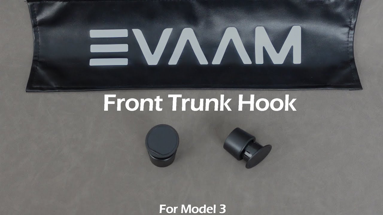 Tesla Front Trunk Hook for Model 3 2021 2023 Accessories - YouTube