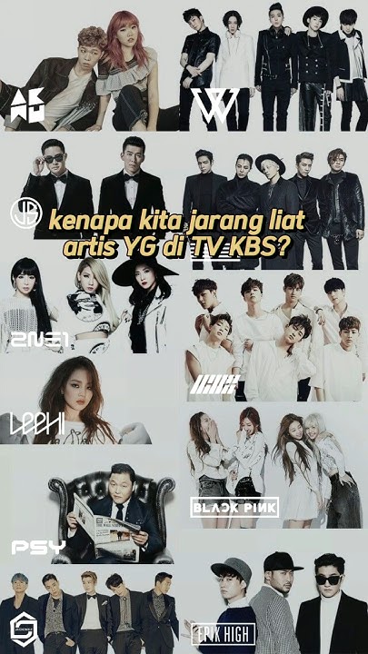 YG x KBS 🥩 part 1 #ygentertainment #bigbang #2ne1 #blackpink #winner #treasure #akdongmusician ...