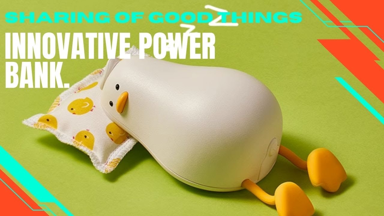 Creative Yellow Duck 4000mAh power bank + phone stand + hand warmer. 3 ...