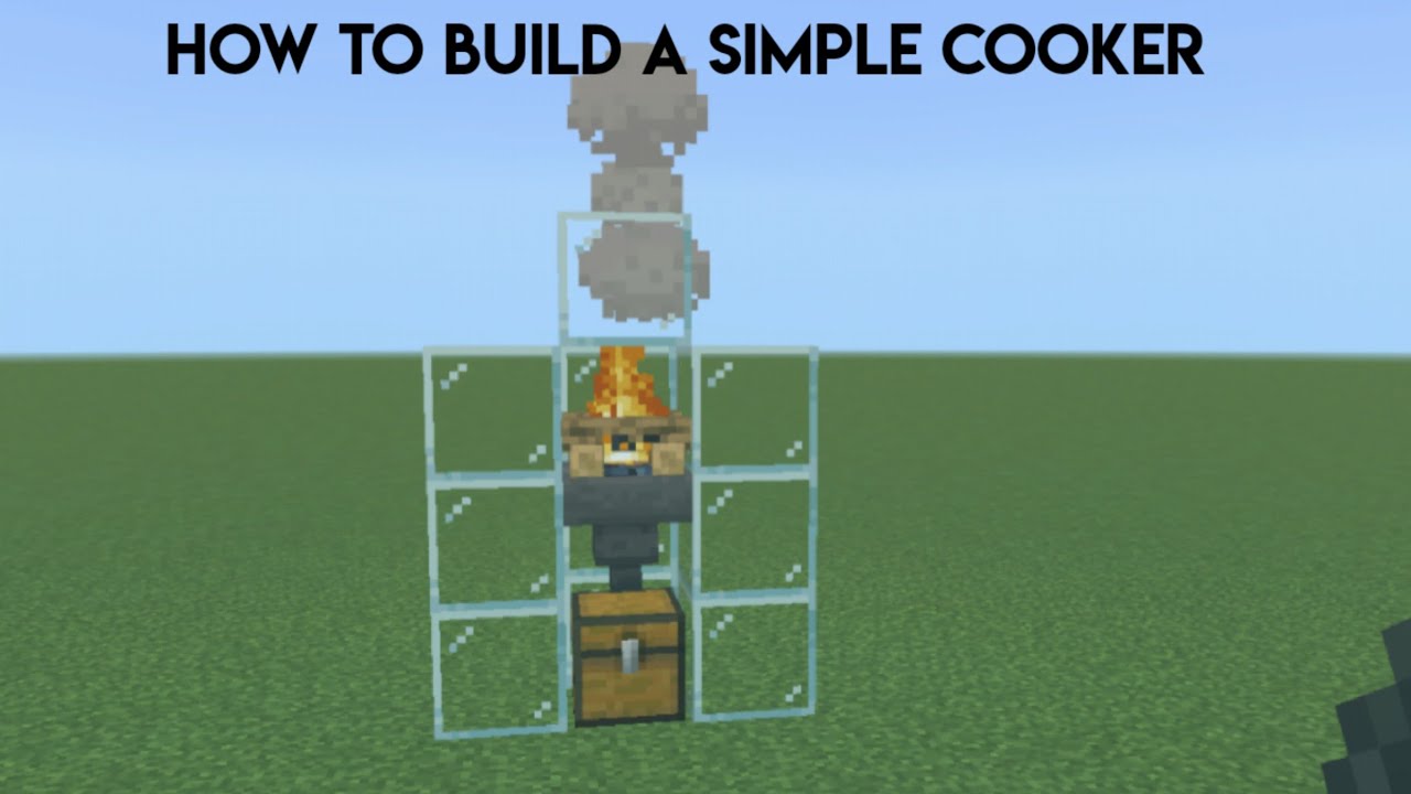 How to create a simple cooker in Minecraft - YouTube