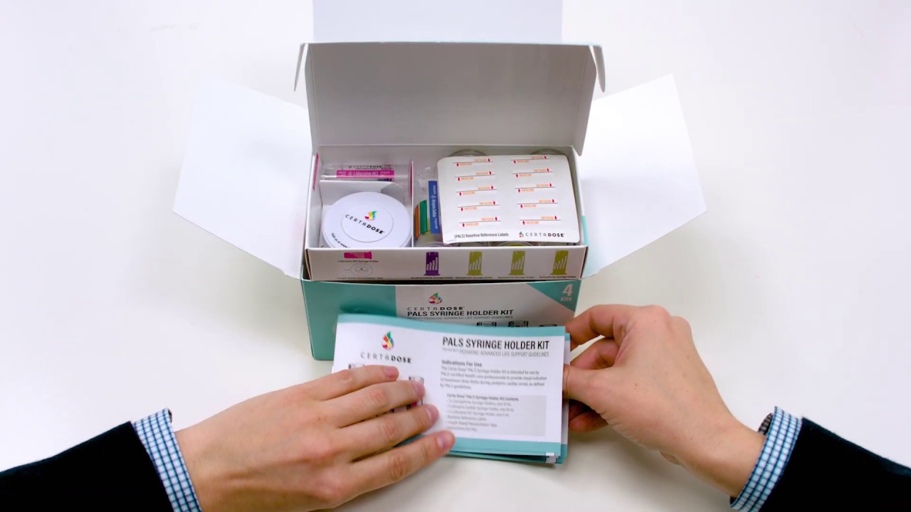 Unboxing Certa Dose PALS Syringe Holder Kit (First Look) - YouTube