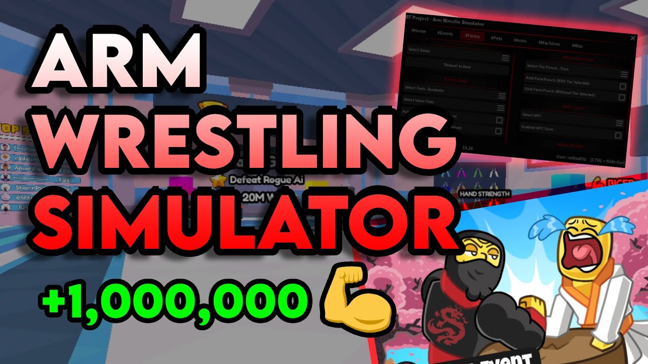 |NEW| Arm Wrestle Simulator OP Script (2025 NINJA EVENT) PASTEBIN - YouTube