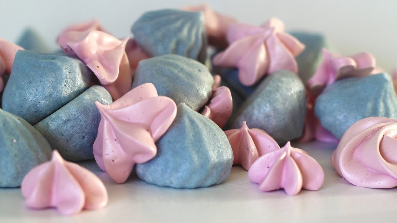 HEALTHY meringue! Without dyes! Low calorie sugar free recipe! - YouTube