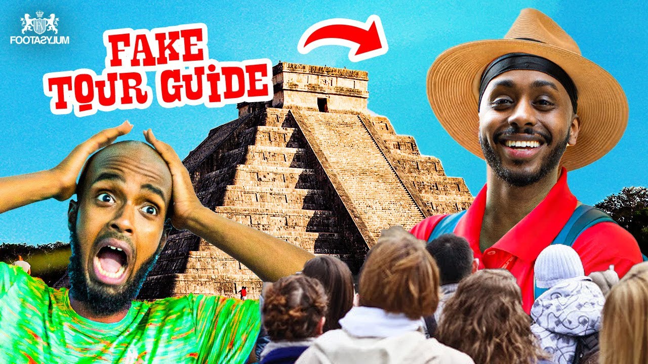 DARKEST AND SHARKY fake tour guide!!! - YouTube